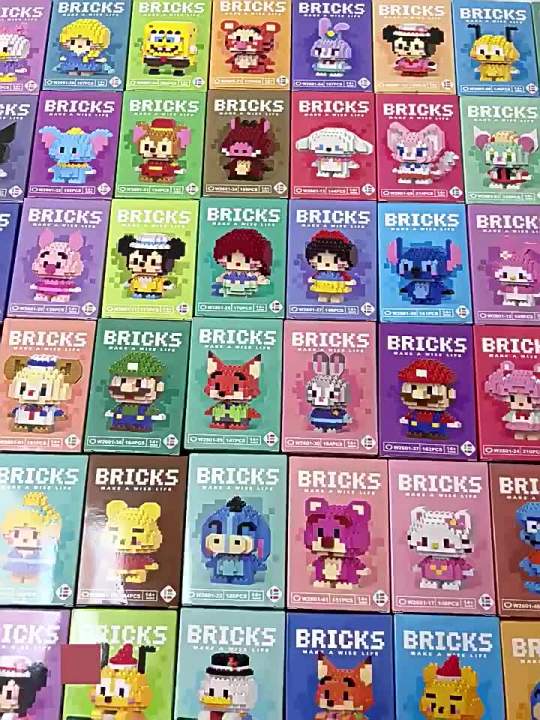Bricks Toys Cute Cartoon Character 3D Model Sanrio Disney Snow White ...