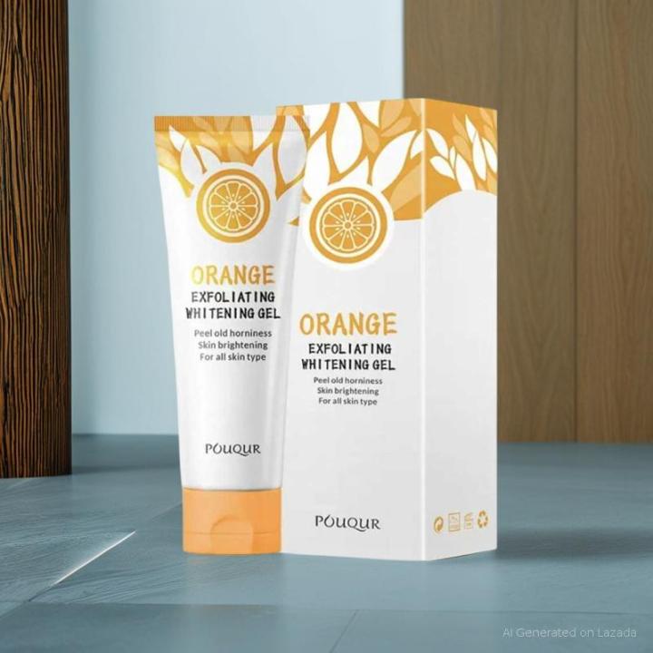AABEAUTY POUQUR Kahel BUNDLE 2PCS Exfoliating Scrub Orange Essence ...